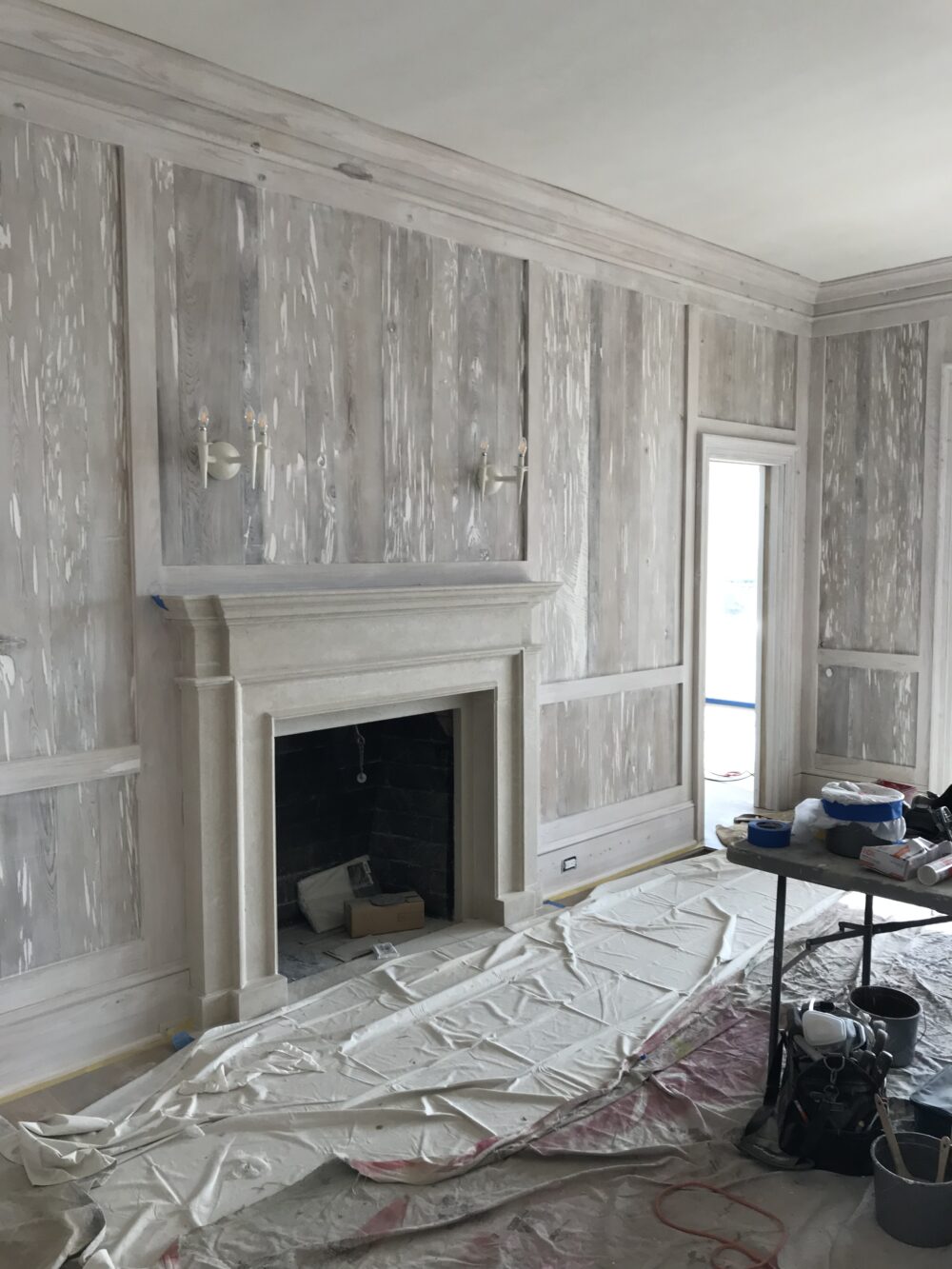 Fireplace Finishes | Sweet Venetian Design Studios